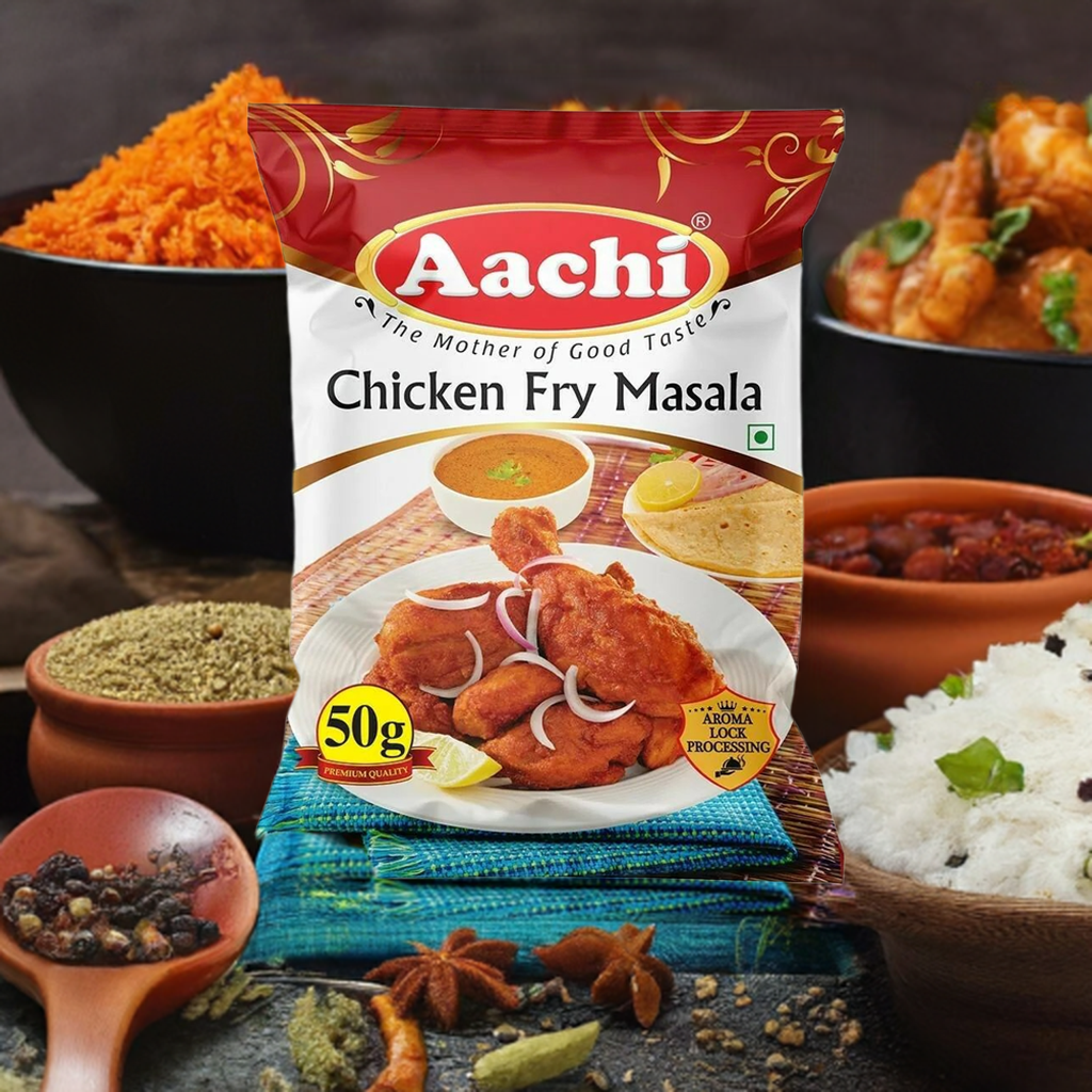 Aachi Chicken Fry Masala 50g – Maharaja Super