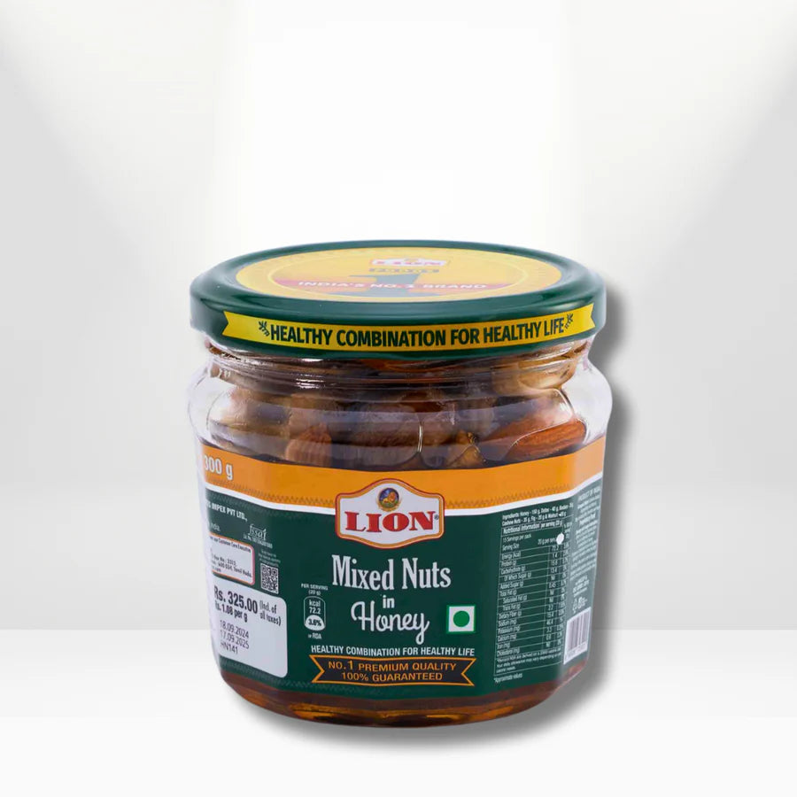 Lion Mixed Nuts In Honey 300g – Maharaja Super