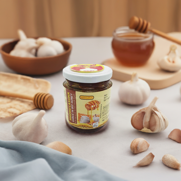 Siddhalepa Madhu Lasuna Garlic In Bee Honey 250g – Maharaja Super